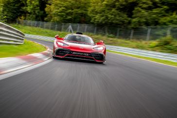 6:29.090 min: Mercedes-AMG ONE breaks its own lap record on the Nürburgring-Nordschleife