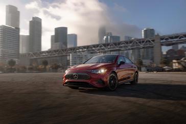 Photo and video assets of the all-new electric CLA in San Francisco