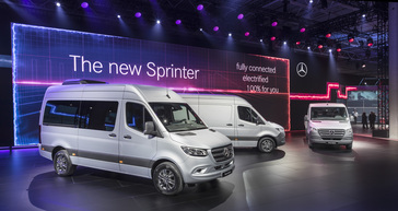 Sprinter world premiere in Duisburg