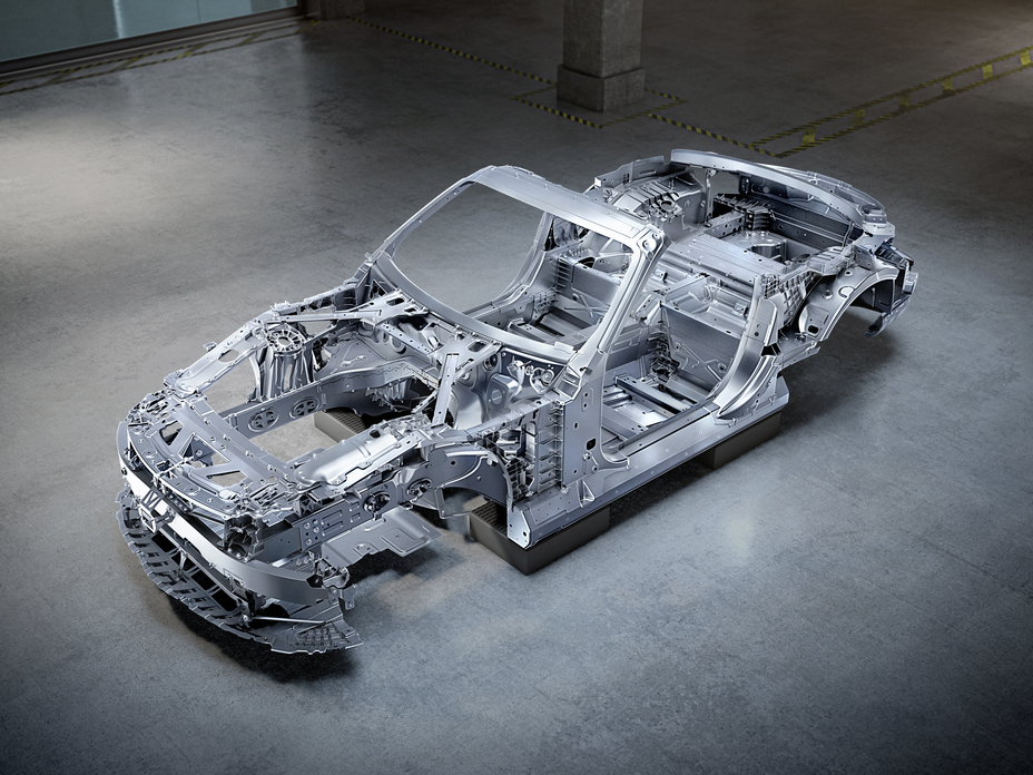 Completely new bodyshell for upcoming Mercedes-AMG SL